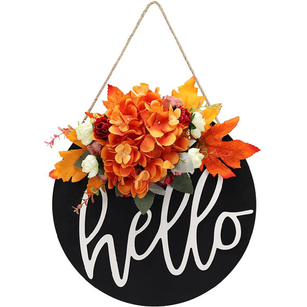 Red Barrel Studio Fall Wreaths For Front Door Fall Welcome Sign For red-barrel-studio-fall-wreaths-for-front-door-fall-welcome-sign-for